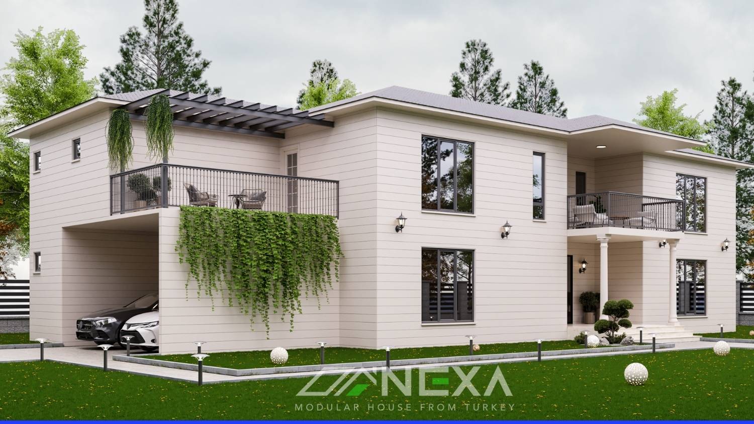 396 m² Prefab House Blueprint | Medium Modular Home | Nexa Prefab